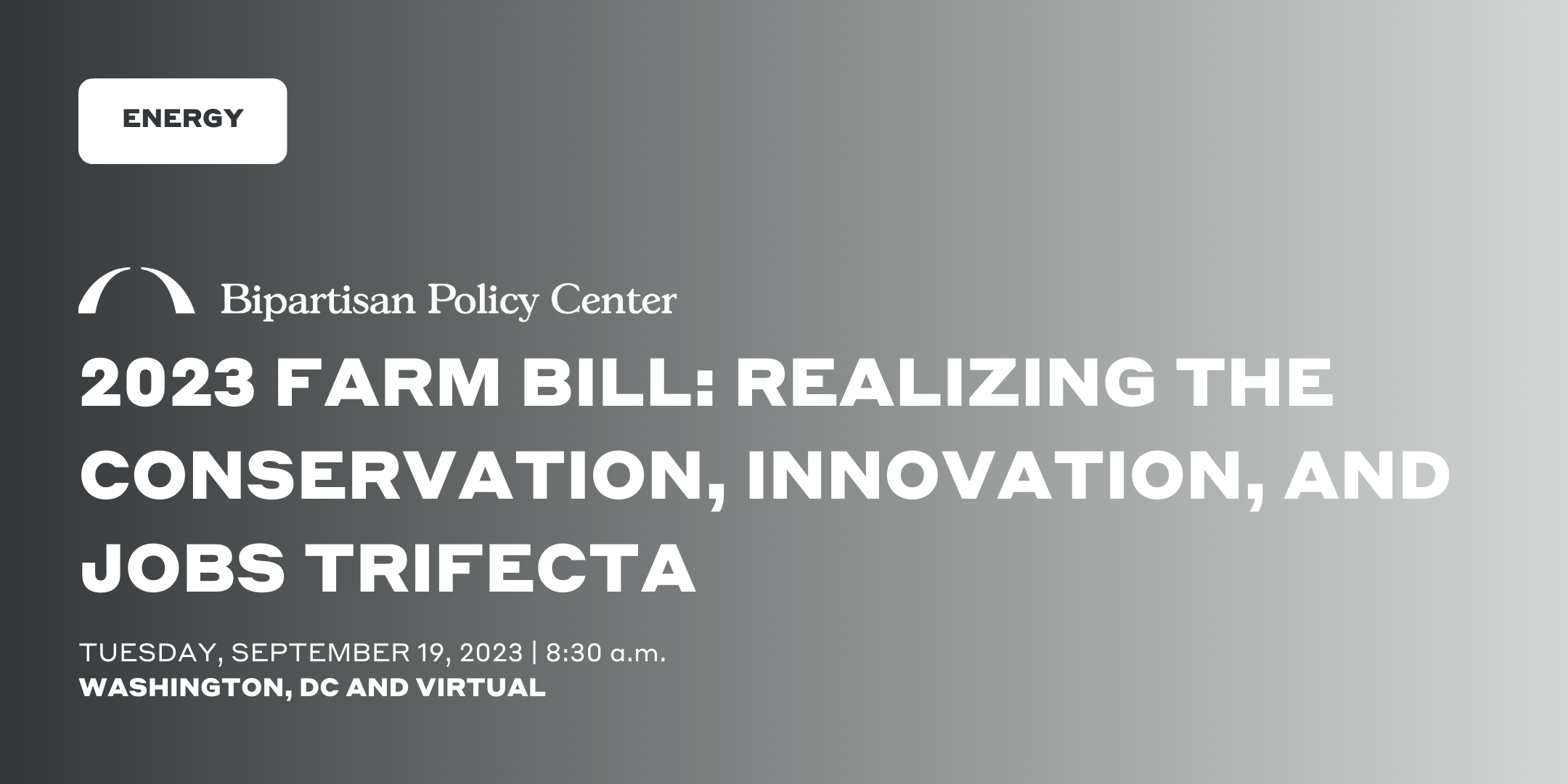 2023 Farm Bill: Realizing the Conservation, Innovation, and Jobs Trifecta | Bipartisan Policy Center