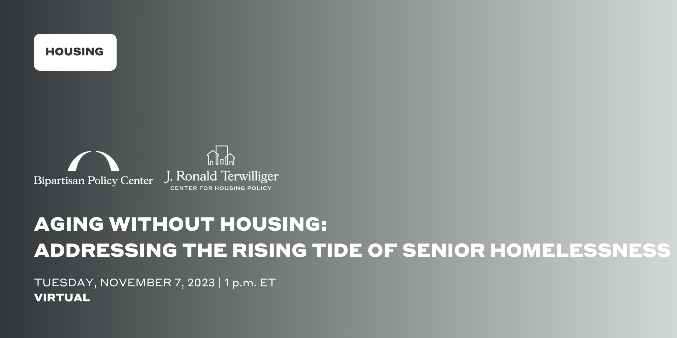Aging Without Housing: Addressing the Rising Tide of Senior ...